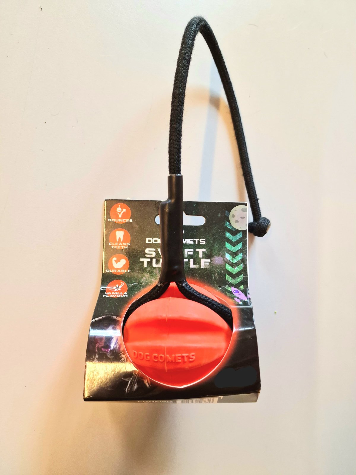 Comets ball Swift - Snor u/håndtag - orange - Bolde - ABC hundeudstyr Aps